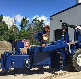 Self Loading Reel Trailer with Hydraulic Pay-Off / Take-Up - EHV Power